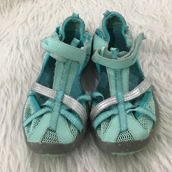 Merrell | Shoes | Merrell Girls Hydro Monarch Turquoise Sandals | Poshmark
